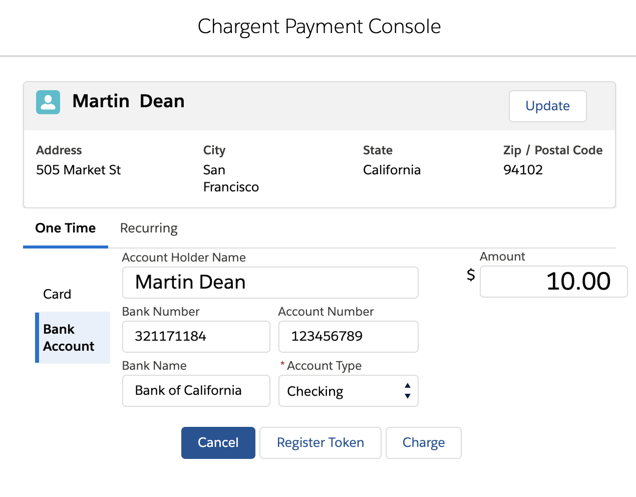 Adding Bank Name to the Transaction Record