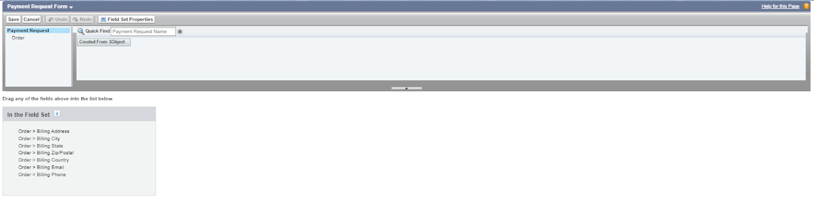 Customizing Payment Request Fields