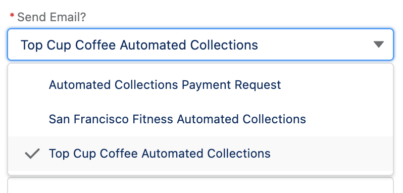 Adding New Automated Collections Email Templates