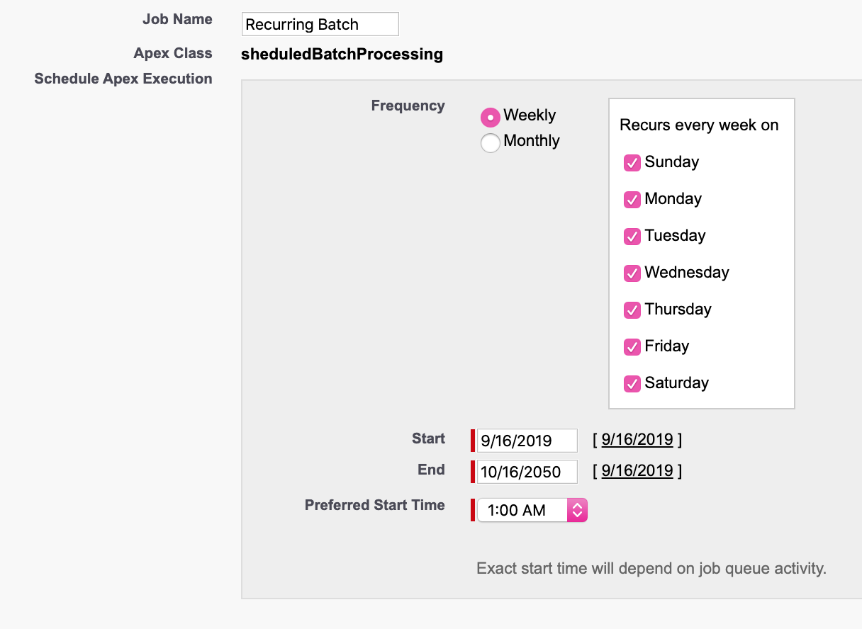 How do I edit my Recurring Batch?