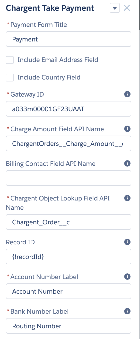 Using Take Payment on the Chargent Order Object