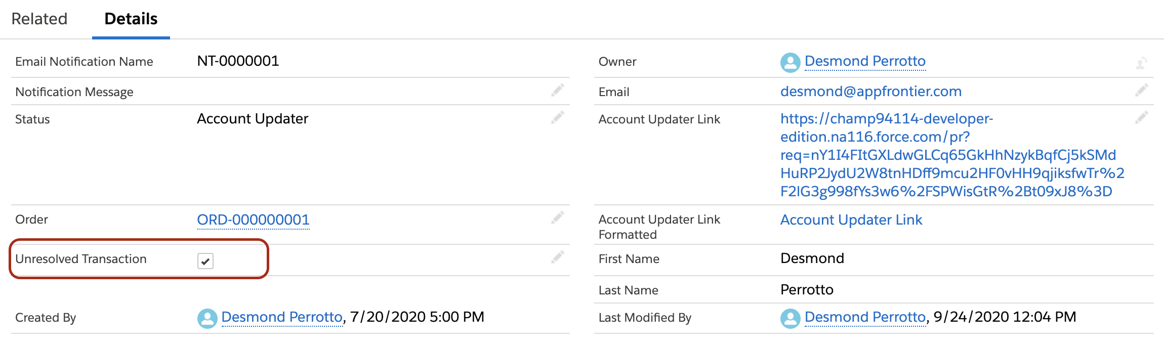 Unresolved Transaction Error - Transaction with the same Gateway Id already exists in database