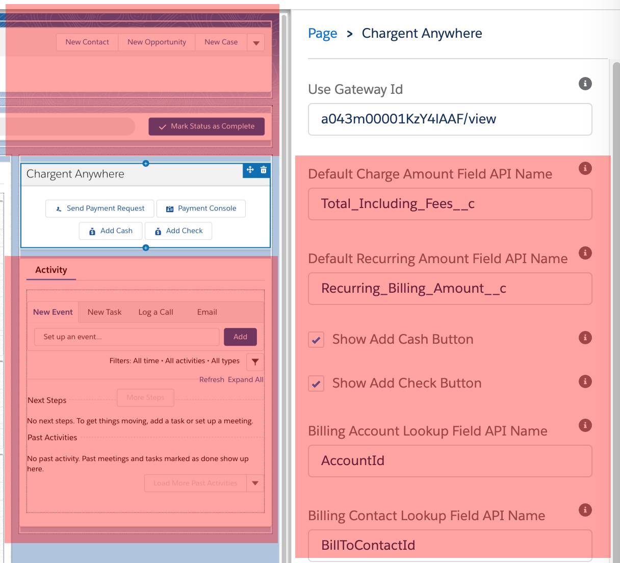 How do I setup different gateways for child accounts?