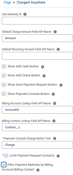 How to filter the available Payment Method results in Payment Console